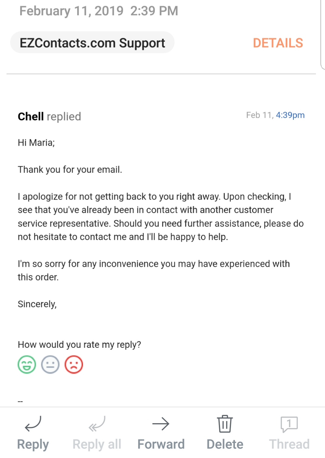EZContacts Reviews - 246,744 Reviews of Ezcontacts.com | Sitejabber