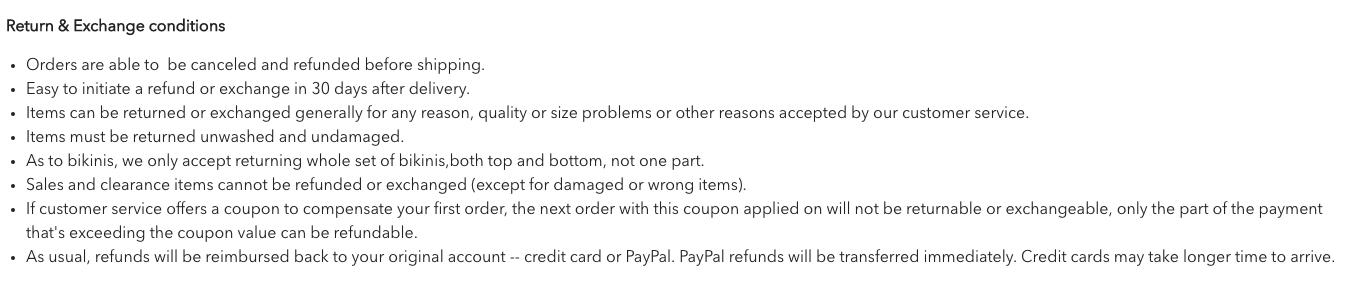 CupShe Reviews - 727 Reviews of Cupshe.com | Sitejabber