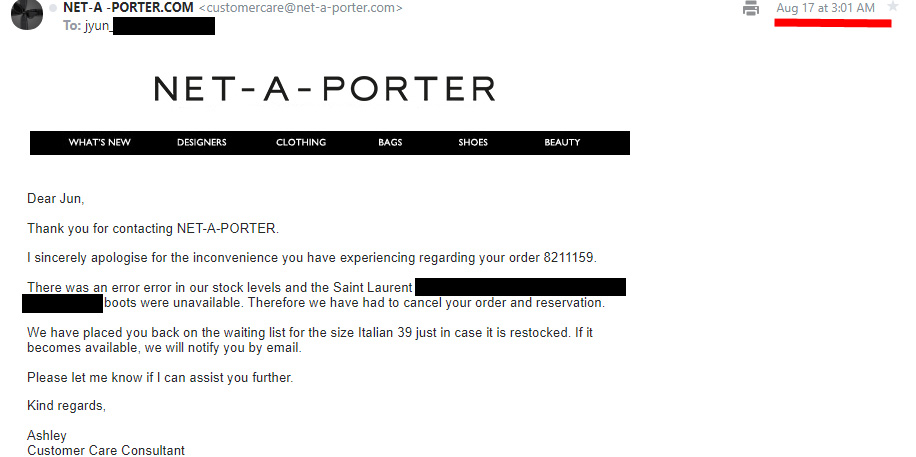 Net-A-Porter Reviews - 130 Reviews of Net-a-porter.com | Sitejabber