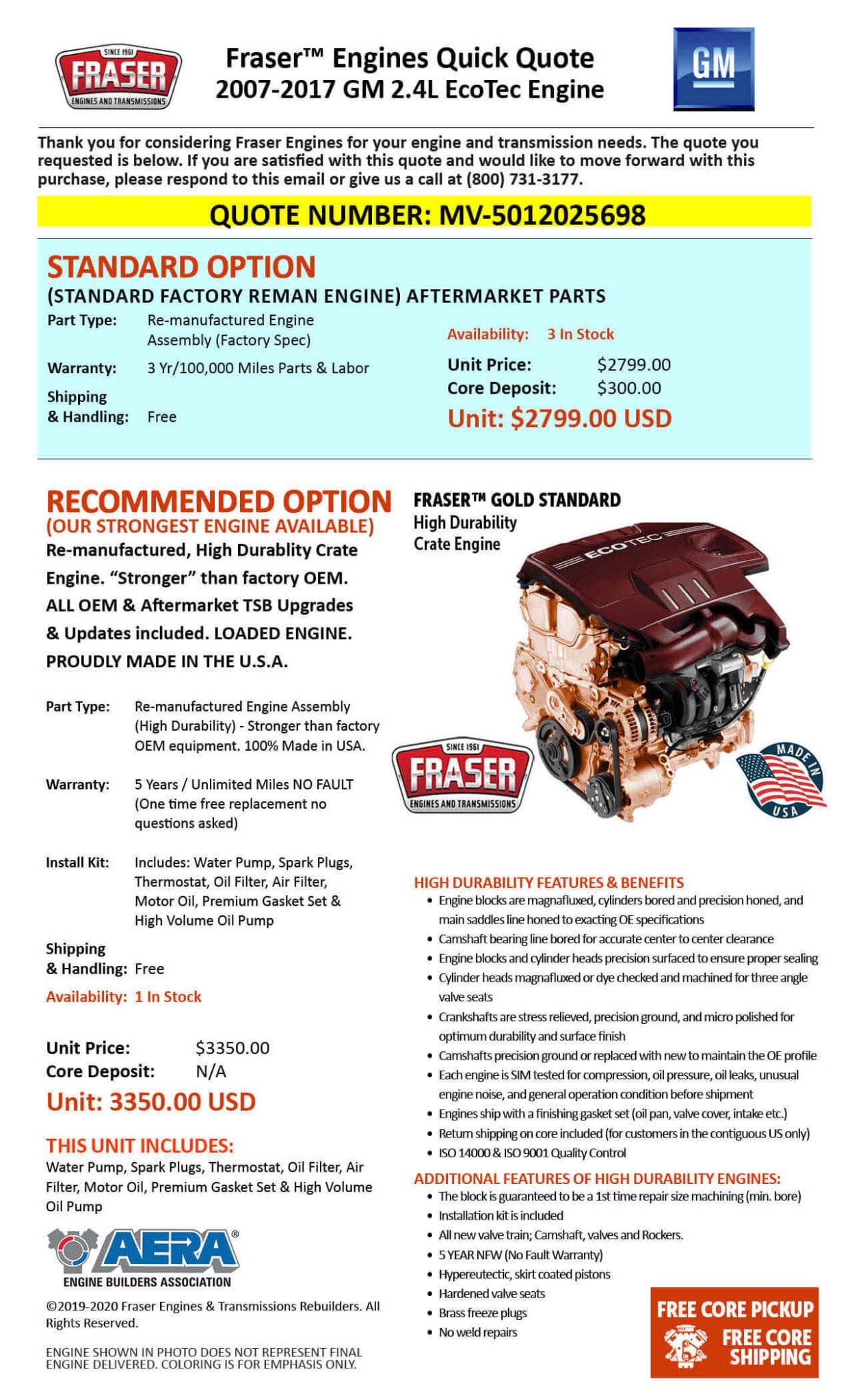 Fraser Engines Reviews - 118 Reviews of Fraserengineco.com | Sitejabber