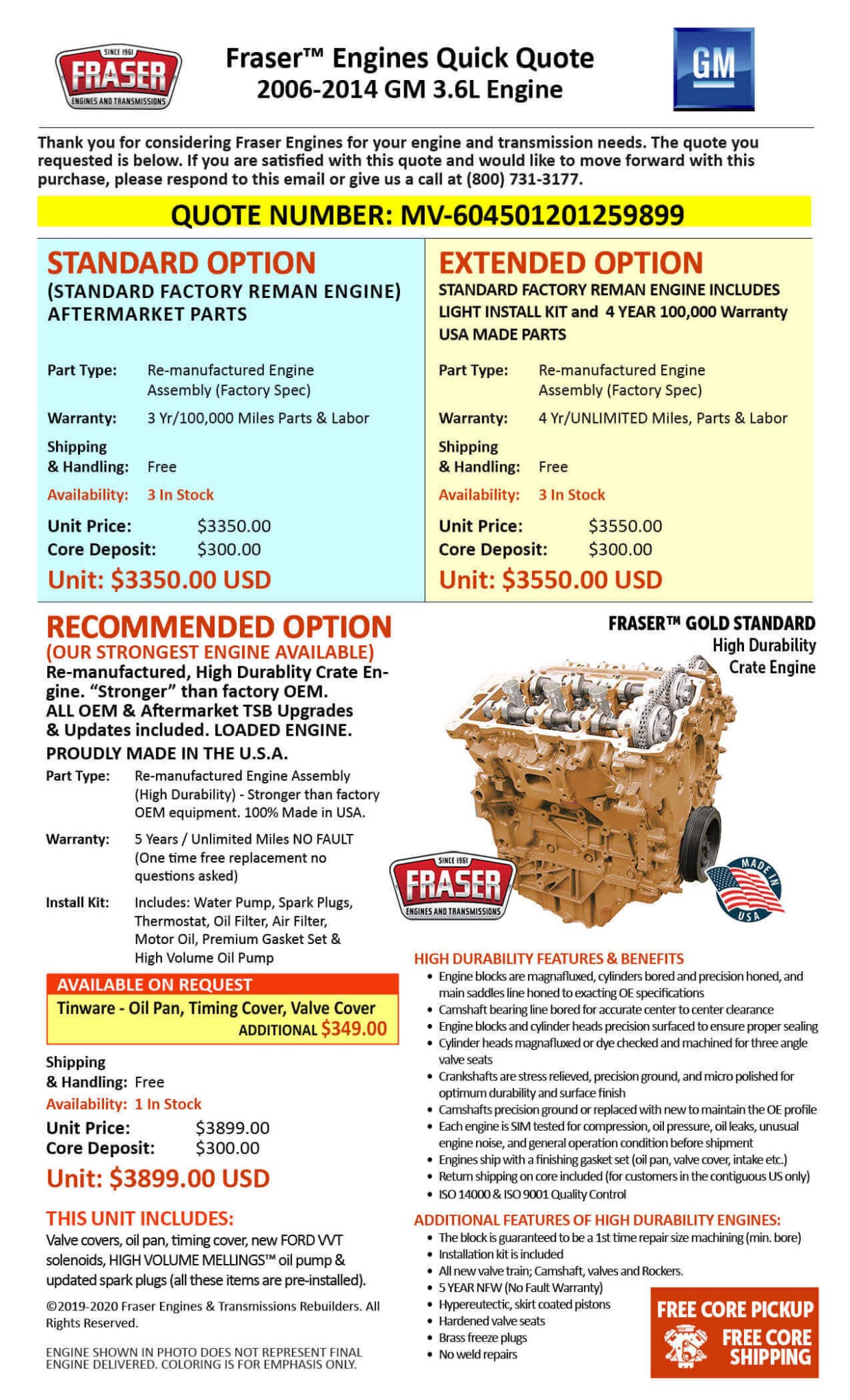 Fraser Engines Reviews - 118 Reviews of Fraserengineco.com | Sitejabber