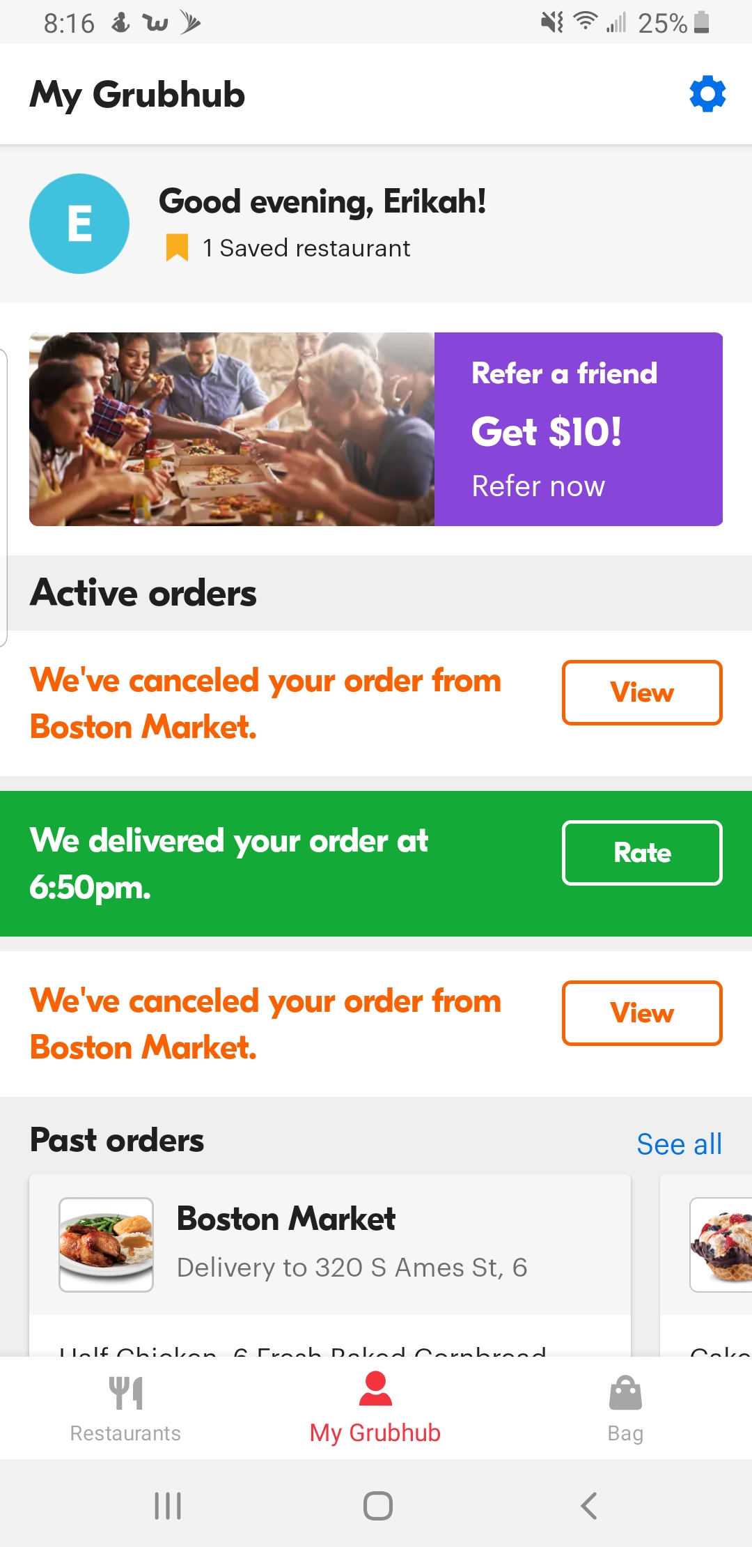 GrubHub Reviews - 2,055 Reviews of Grubhub.com | Sitejabber