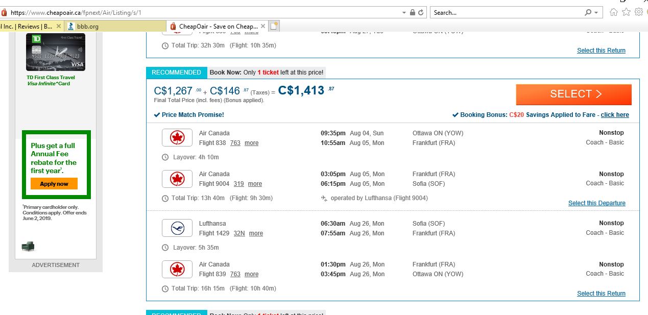 CheapOair Reviews - 35,575 Reviews of Cheapoair.com | Sitejabber