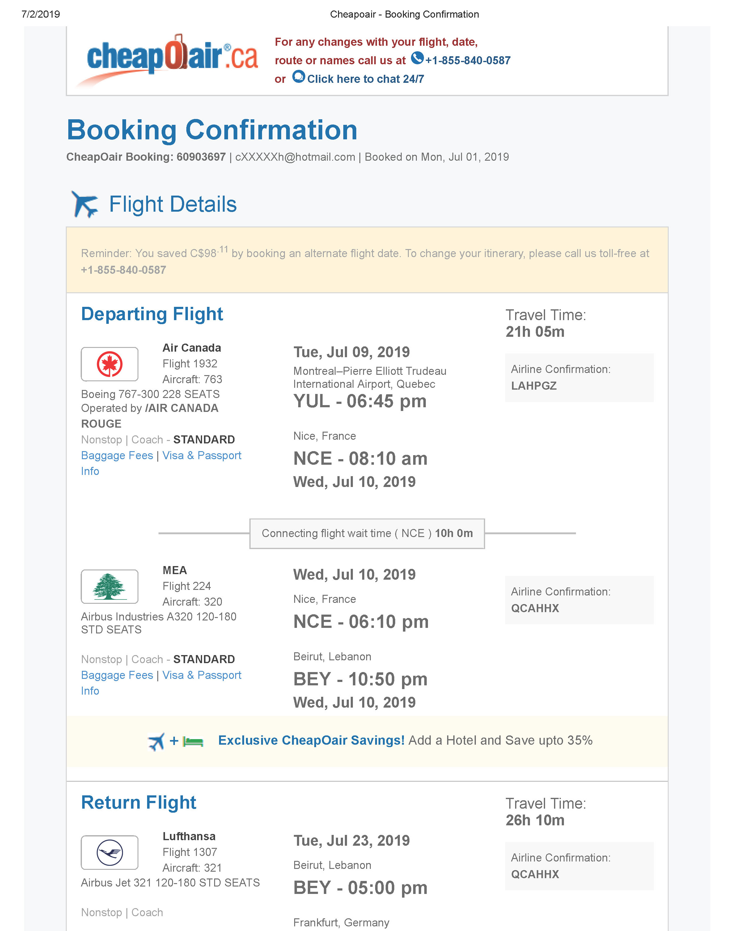 CheapOair Reviews - 35,575 Reviews of Cheapoair.com | Sitejabber