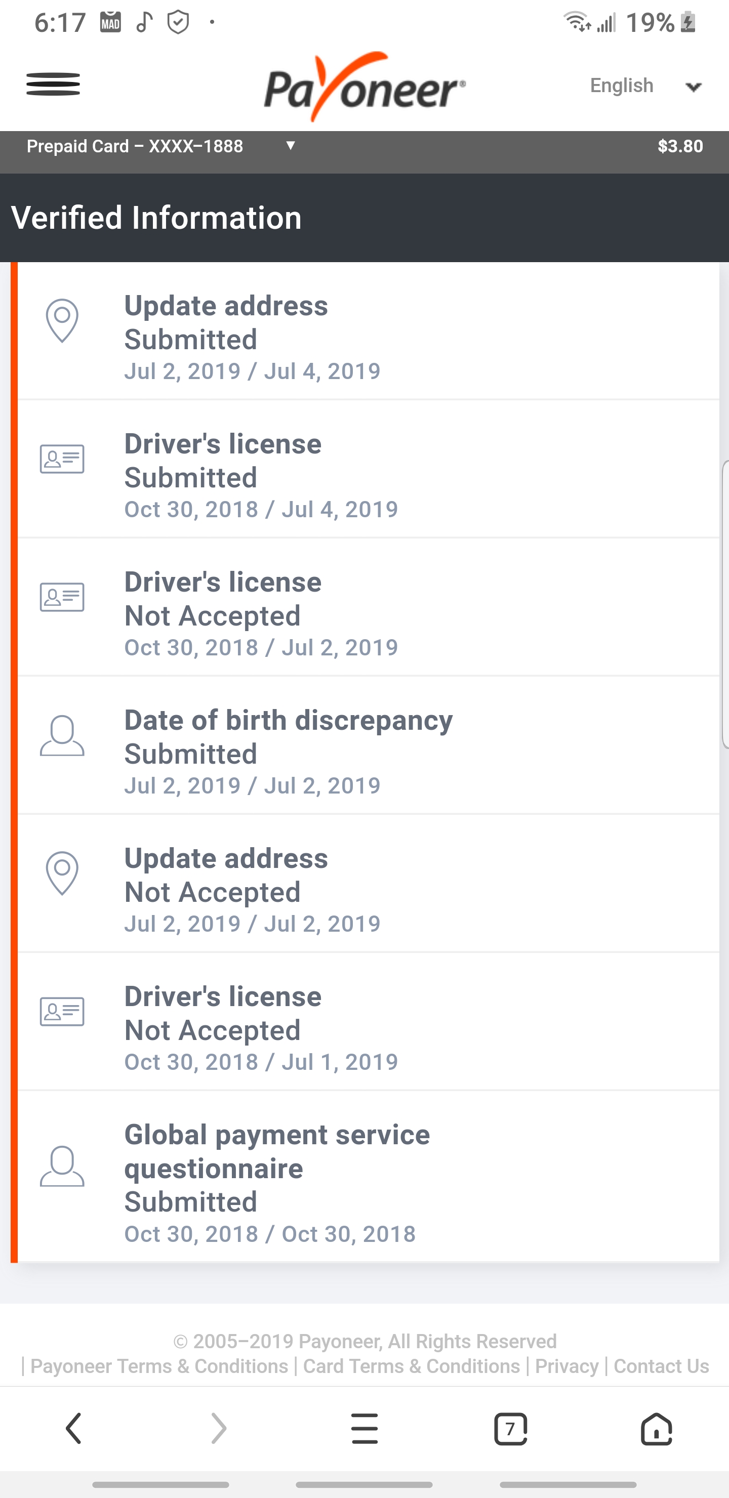 Payoneer Reviews - 4,479 Reviews of Payoneer.com | Sitejabber
