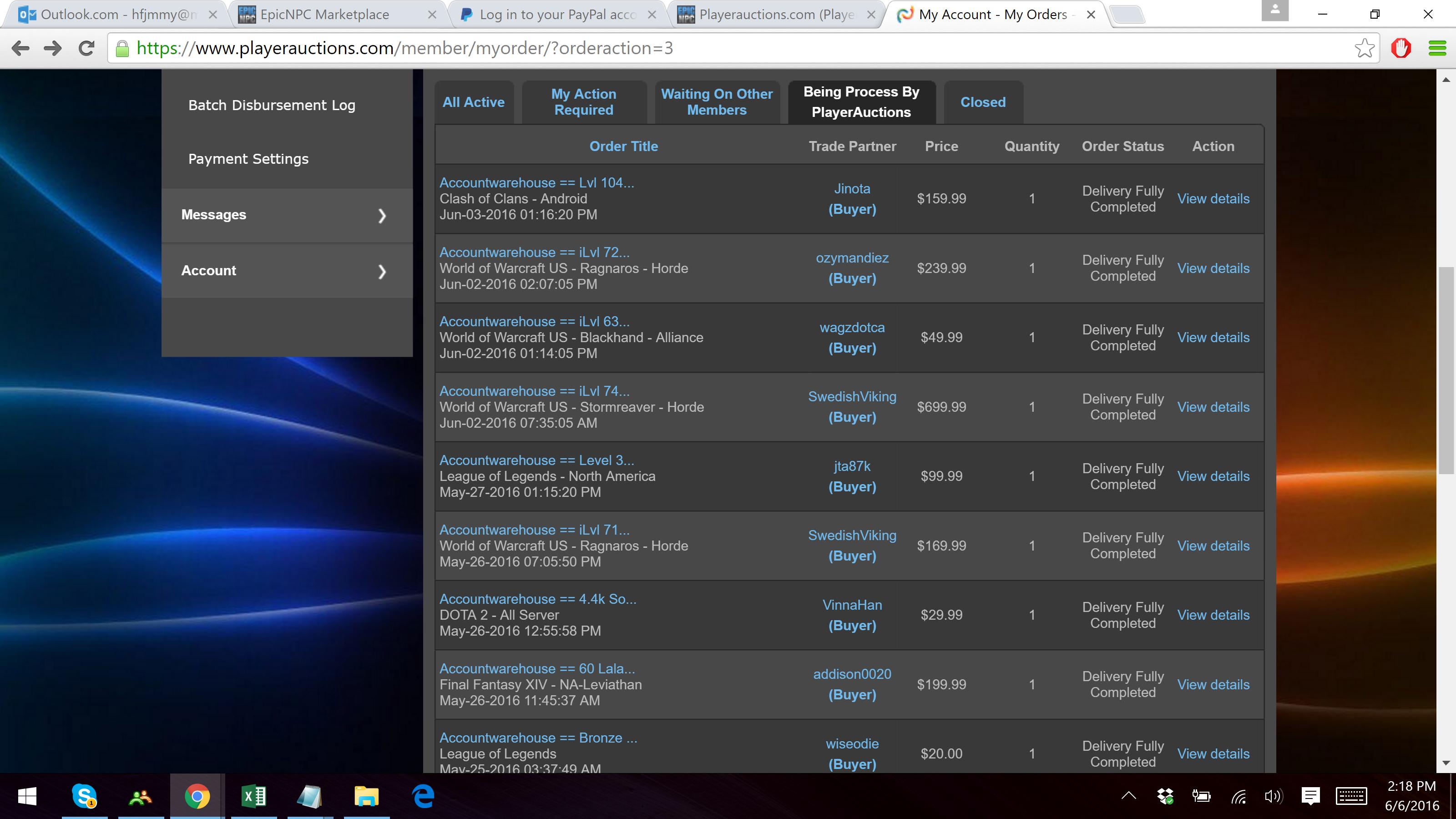 PlayerAuctions Reviews - 1,273 Reviews of Playerauctions.com | Sitejabber