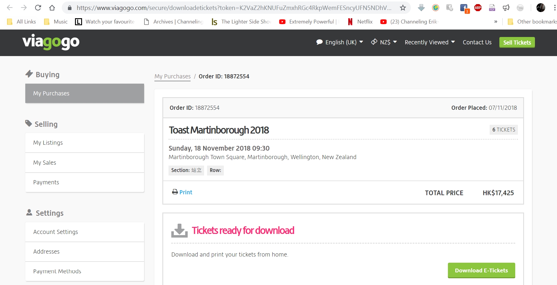 Viagogo.com Reviews - 1,570 Reviews of Viagogo.com | Sitejabber