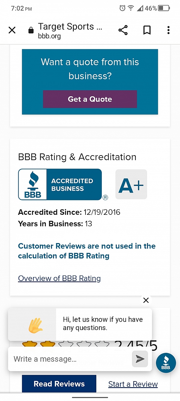 Target Sports USA Reviews - Read 33 Customer Reviews of Target Sports ...