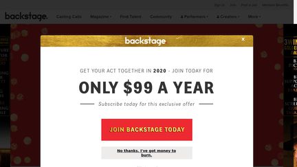 Backstage Reviews - 183 Reviews of Backstage.com | Sitejabber