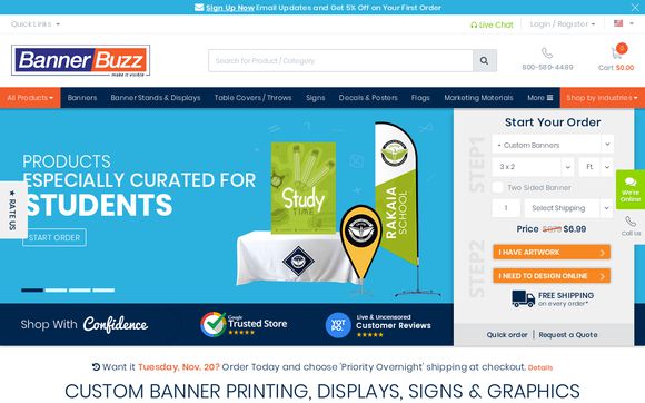 BannerBuzz.com Reviews - 1 Review of Bannerbuzz.com | Sitejabber
