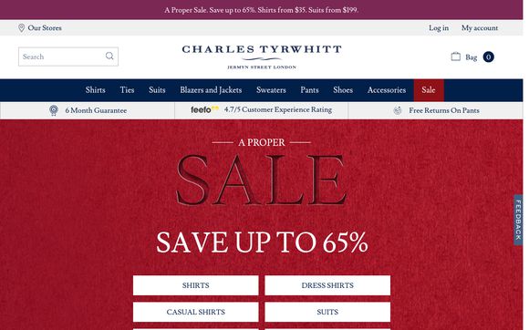 Charles Tyrwhitt Shirts Reviews - 16 Reviews of Ctshirts.com | Sitejabber