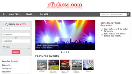 Etickets Reviews - 1 Review of Etickets.com | Sitejabber