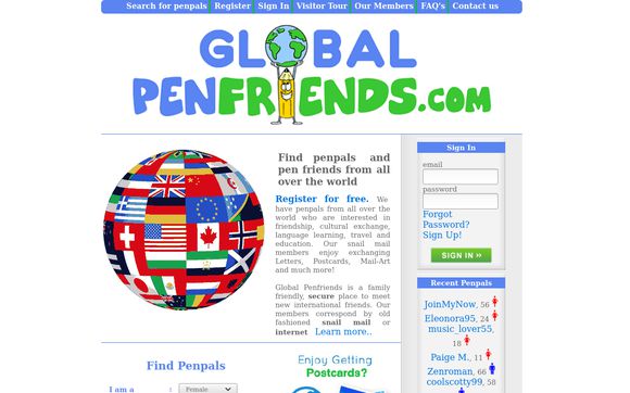 Global Penfriends Reviews - 4 Reviews of Globalpenfriends.com | Sitejabber