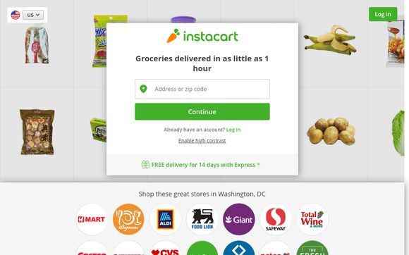 instacart login customer