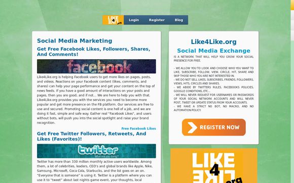 Like4Like.org Reviews - 27 Reviews of Like4like.org | Sitejabber