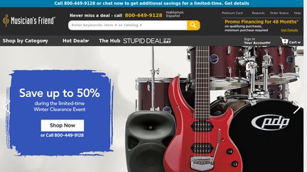 Musician's Friend Reviews - 110 Reviews of Musiciansfriend.com | Sitejabber