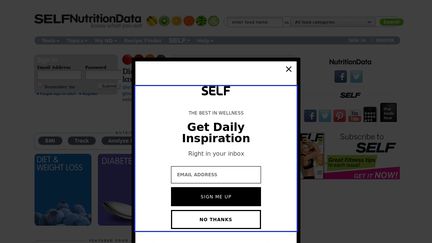 SELFNutritionData Reviews - 2 Reviews of Nutritiondata.self.com ...
