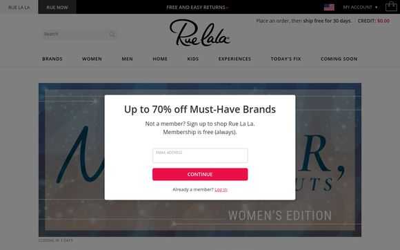 RueLaLa Reviews - 382 Reviews of Ruelala.com | Sitejabber