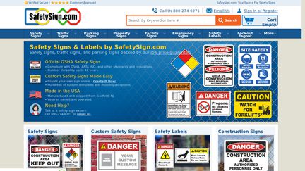 SafetySign Reviews - 1 Review of Safetysign.com | Sitejabber