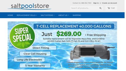 Salt Pool Store Reviews - 3 Reviews of Saltpoolstore.com | Sitejabber