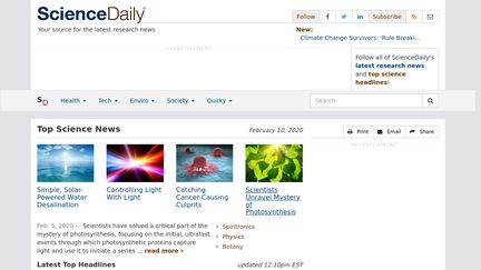 ScienceDaily Reviews - 6 Reviews of Sciencedaily.com | Sitejabber