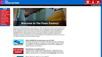 The Foam Factory Reviews - 174 Reviews of Thefoamfactory.com | Sitejabber