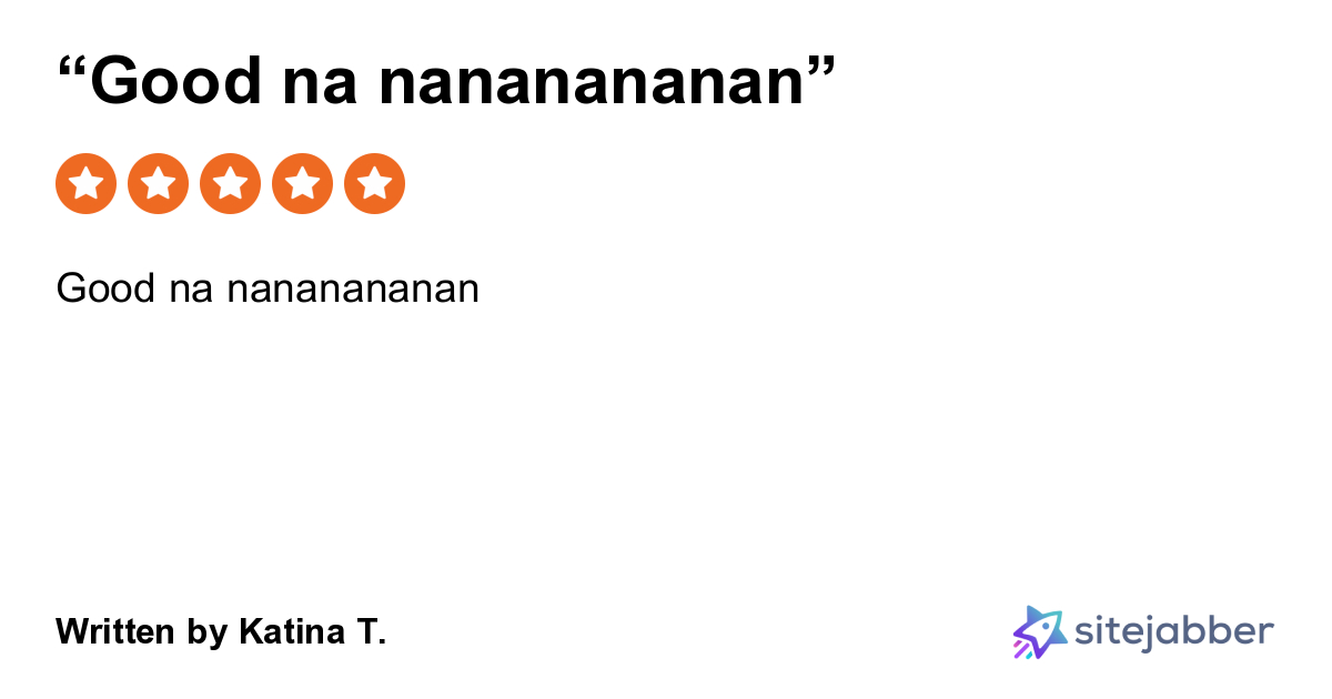 5-Star Review of DeployDepot: “Good na nananananan”