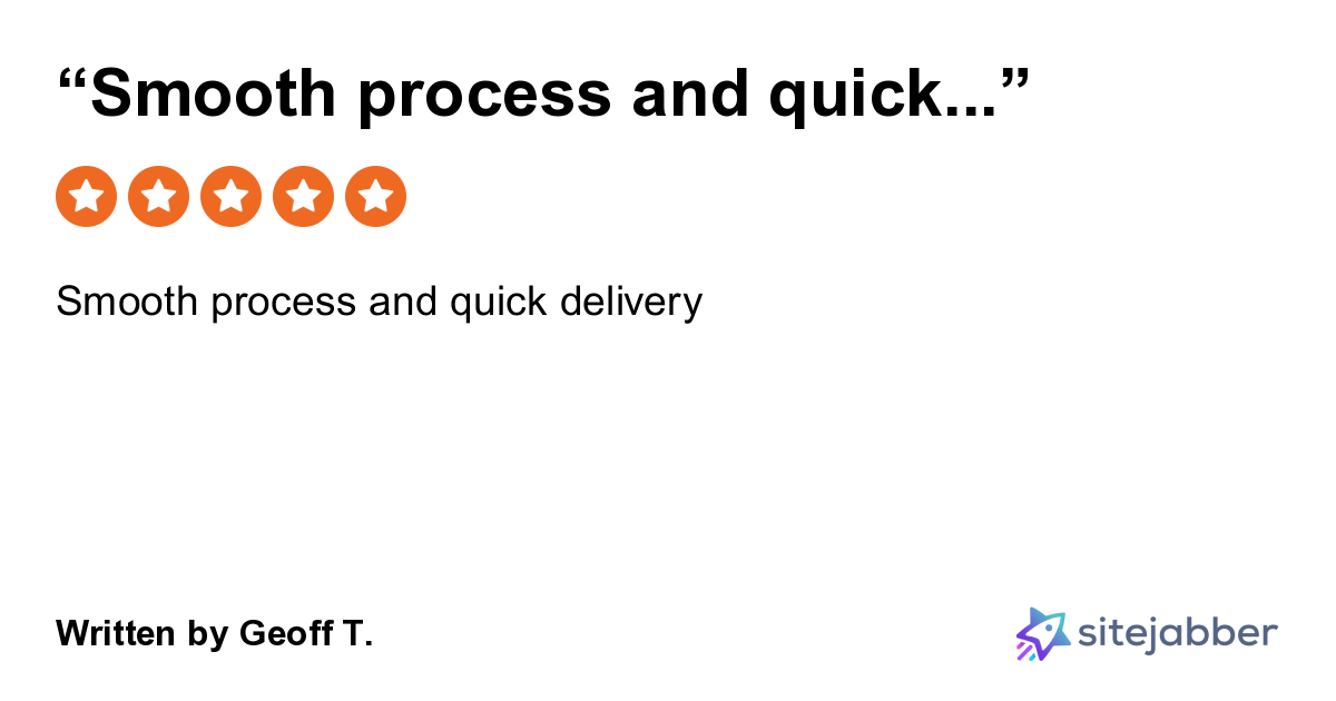 5-Star Review of DeployDepot: “Smooth process and quick delivery”