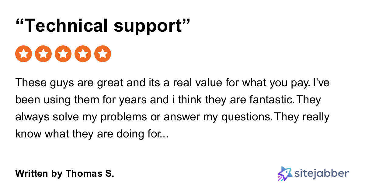 5-Star Review of MyCleanPC: “Technical support”